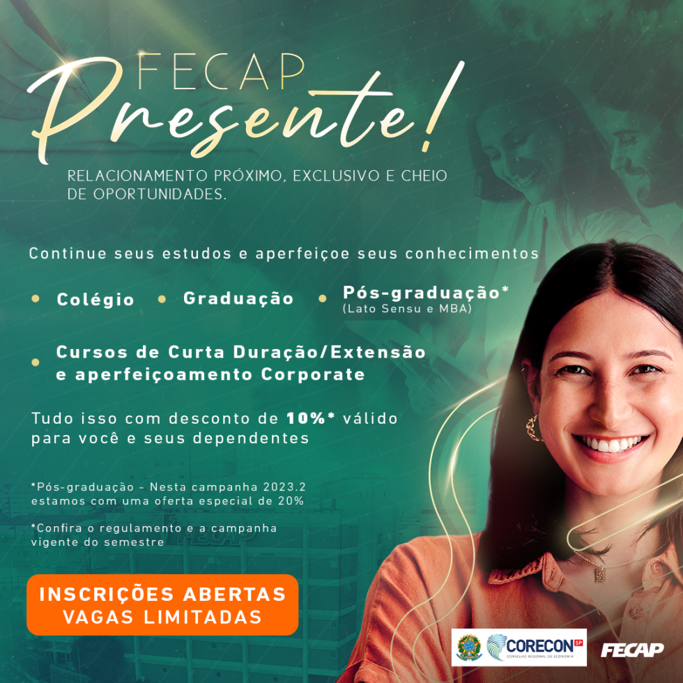 PLATAFORMA DE EDUCAÇÃO CONTINUADA - PARCERIA CORECON-SP E FECAP ...