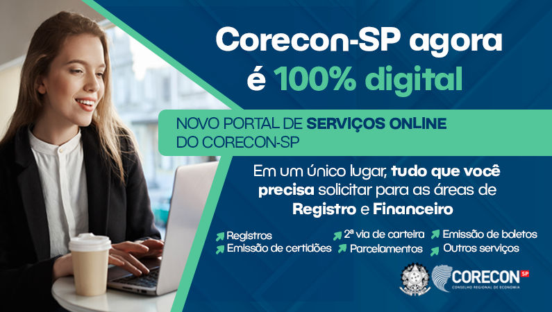 Corecon-SP agora é 100% digital: os serviços podem ser solicitados de ...